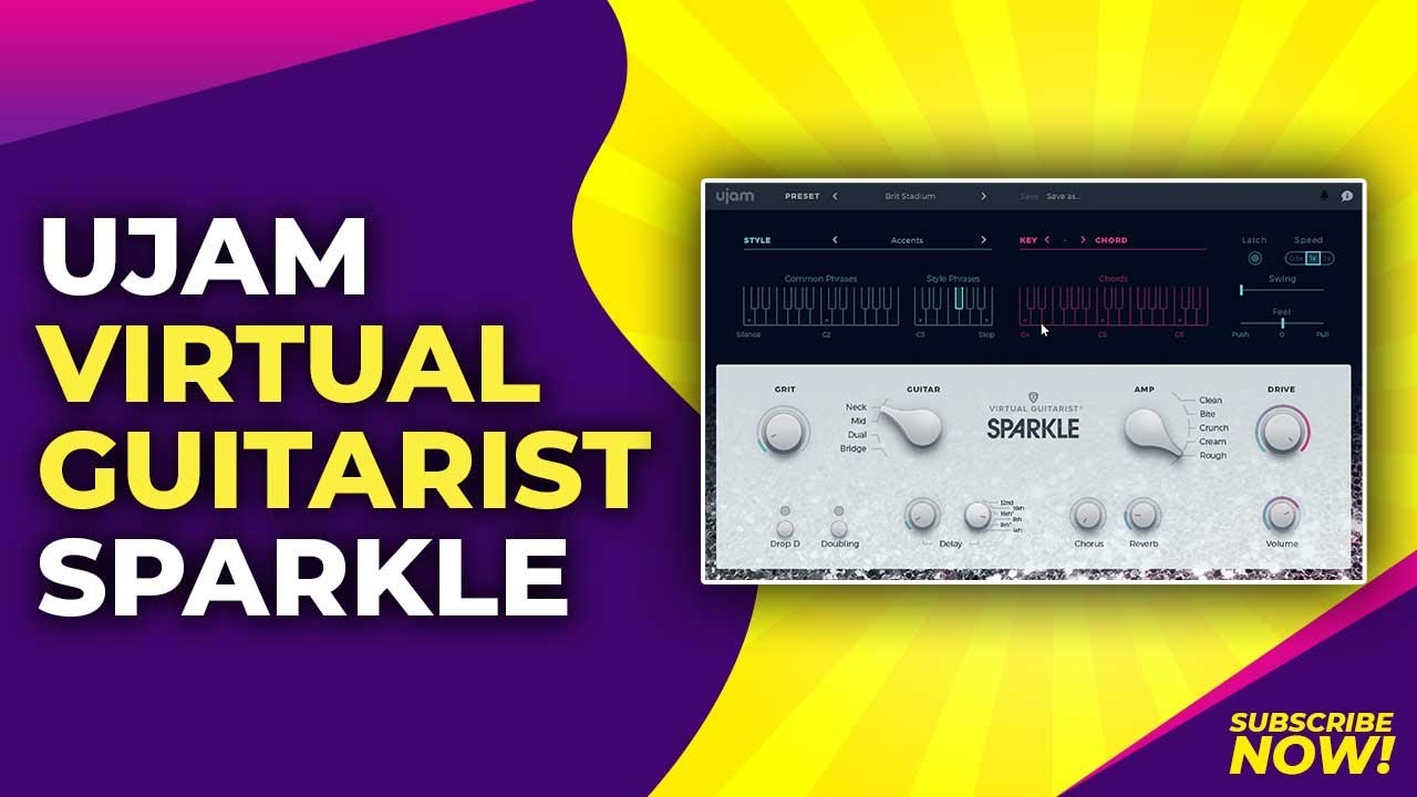 Ujam Virtual Guitarist Sparkle VST Plugin Review + Giveaway - YouTube