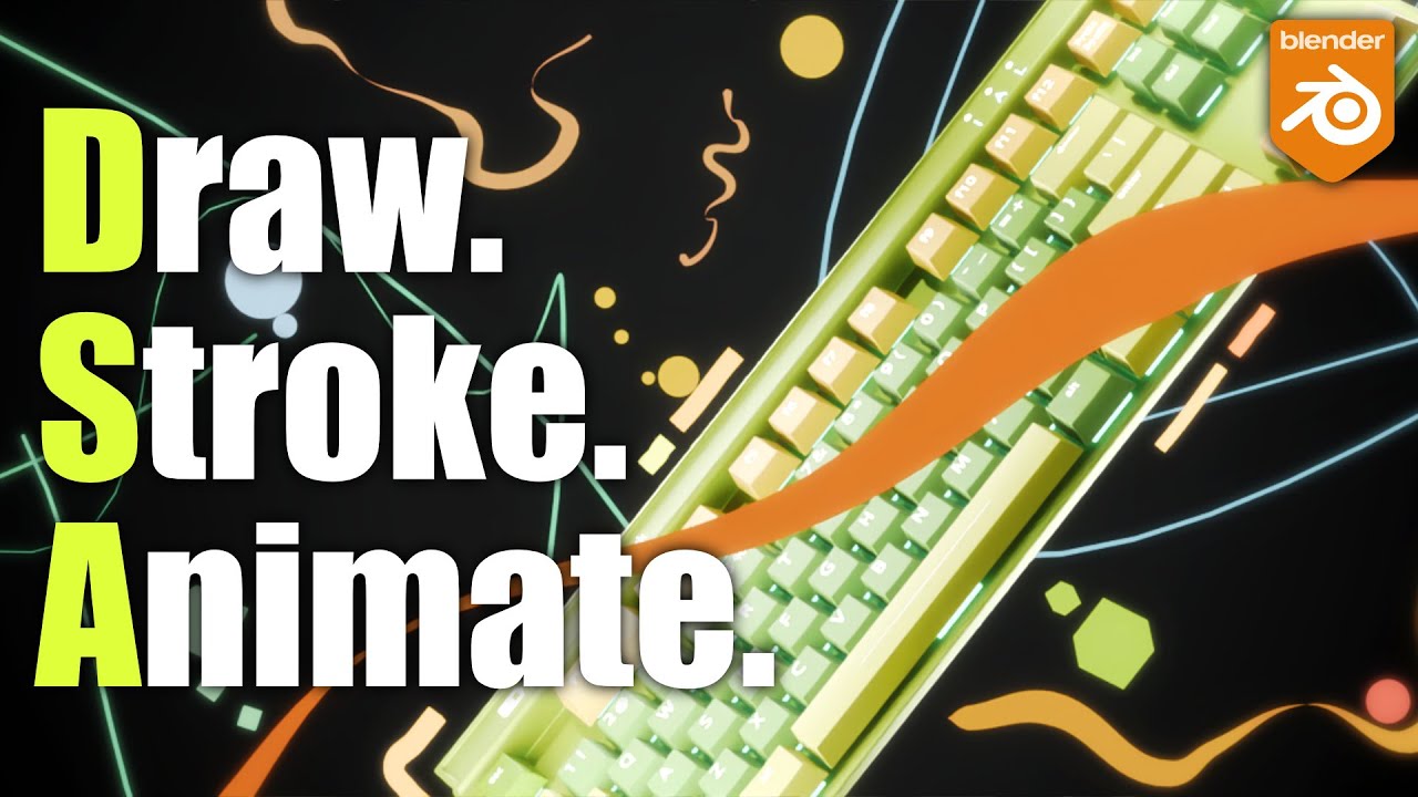 Cool Dynamic Motion Strokes in Blender: Motion Stroke Fx - YouTube