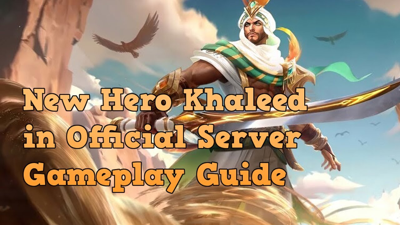 New Hero Khaleed Gameplay in Official Server - Khaleed Build | Mobile ...