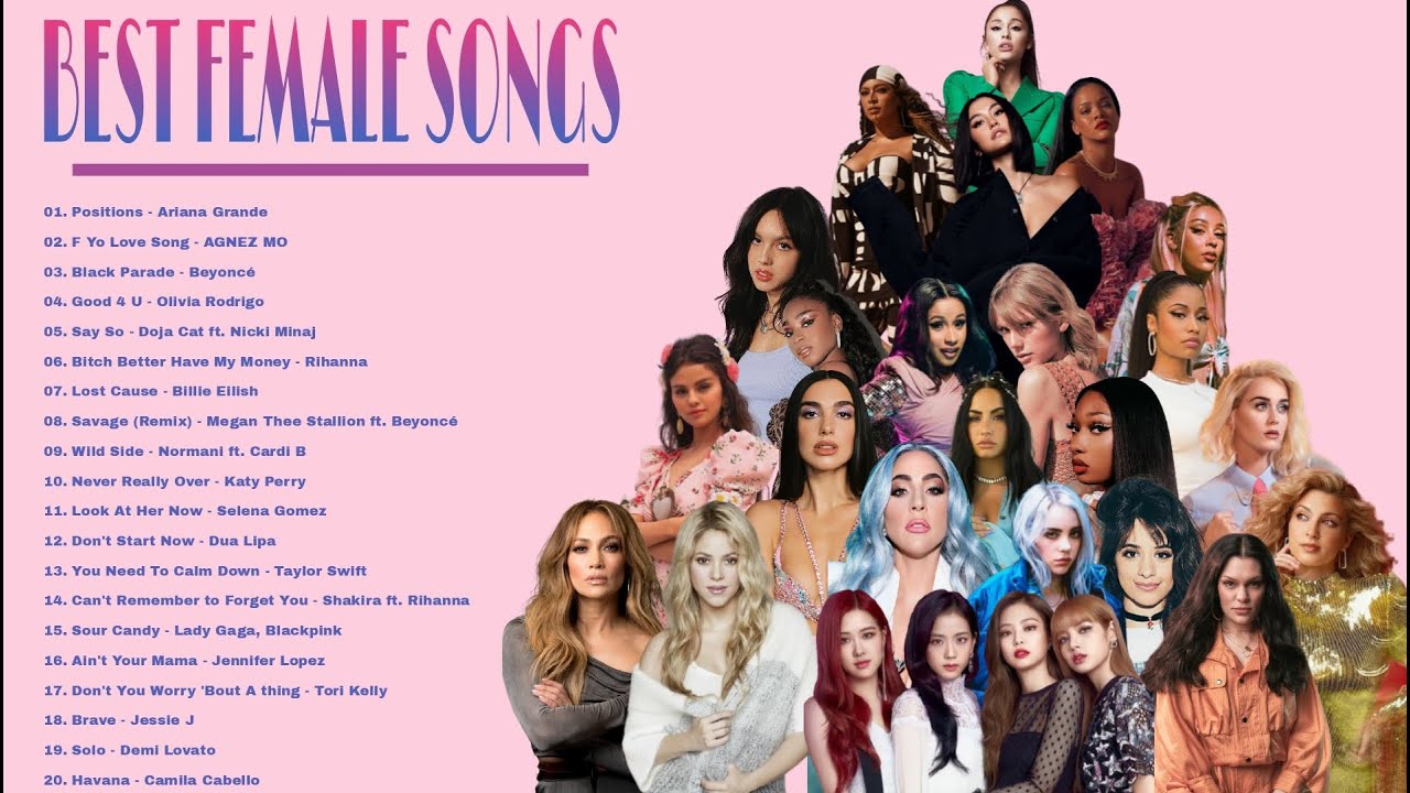 BEST FEMALE SONGS - TOP HITS 2021 - YouTube