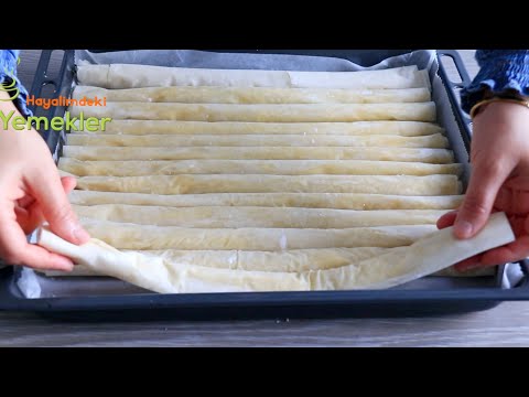 ÇITIRTISI DÜŞMAN ÇATLATIR 😅👌 EL AÇMASI SANILAN SARIYER BÖREĞİ TADINDA ✅ DAHA KOLAYI YOK 💯ÇITIR BÖREK