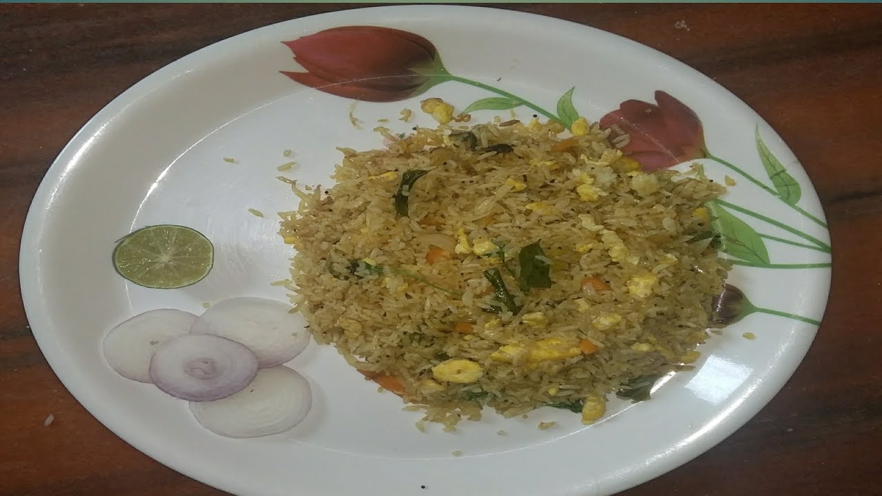 Street style || Egg fried rice || Chinese fast food egg fried rice ...