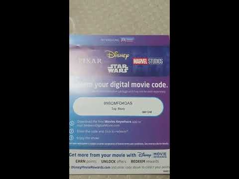 Toy Story Digital Movie Code - YouTube