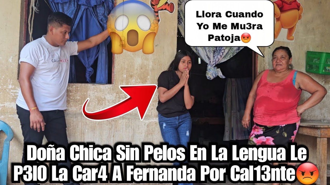 Doña Chica Con Sincho En La Mano Le P3g0 Una Gr4n P3l4da De Car4 A ...