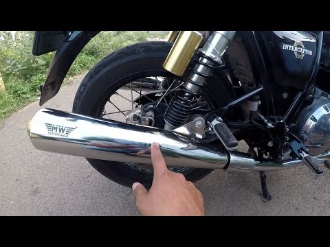 Interceptor 650 | Upgraded Exhaust | Moto Wings Performance - YouTube