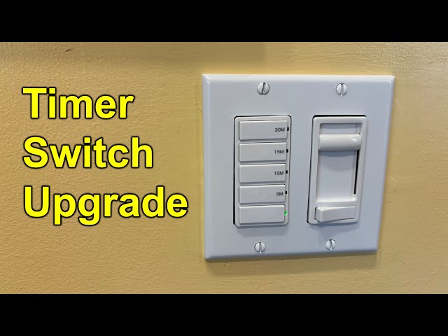 Bathroom Fan Control DIY Bathroom Timer Switch - Countdown Timer For ...