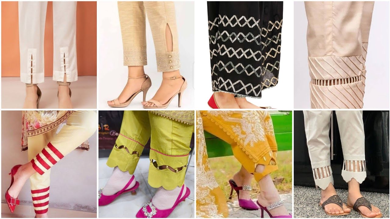 Latest Capri design 2025/Eid Trouser Design/Shalwar Design/Poncha ...