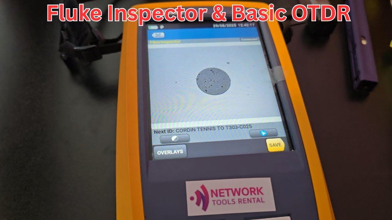 การใช้ Fluke Inspector และ Opti Fiber Pro OTDR เบื้องต้น - YouTube