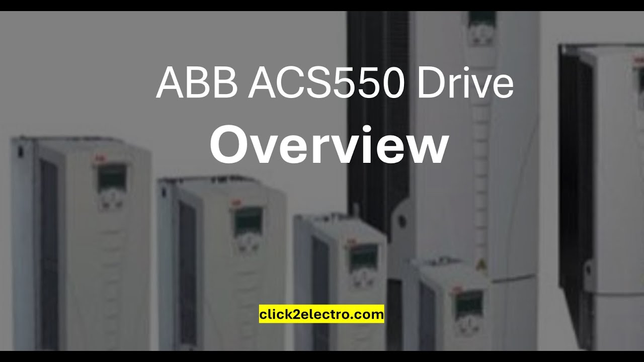 ABB ACS550 Drive Overview in English - YouTube