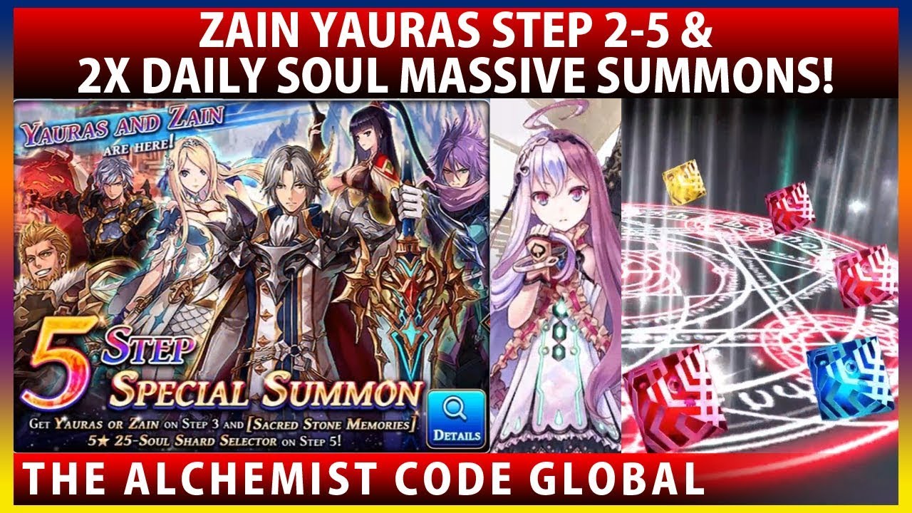 Massive Summon! Zain Yauras Step 2-5, 2x Daily Soul Summon & More! (The ...