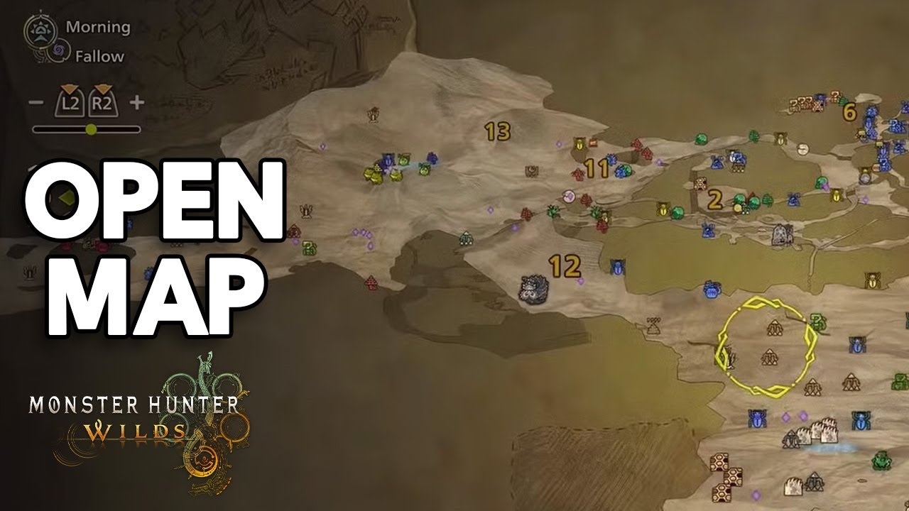 How to Open Map in Monster Hunter Wilds - YouTube