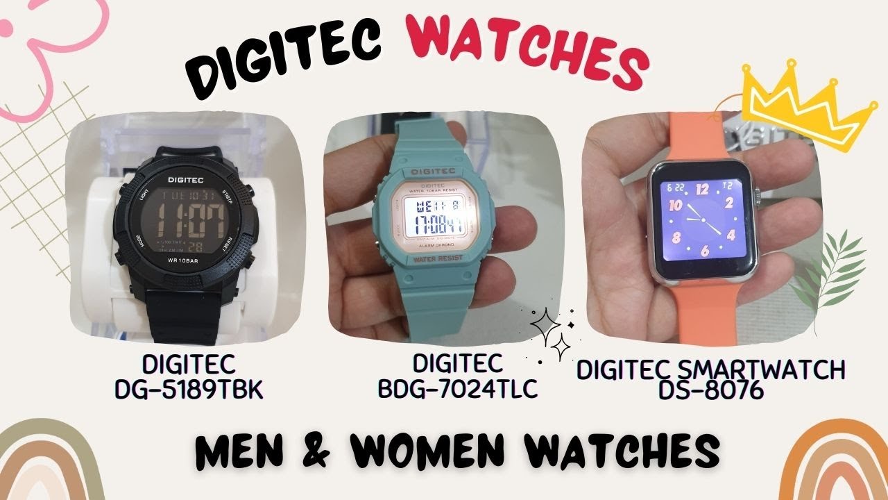 JAM TANGAN DIGITEC - DIGITEC BDG7024TLC DG5189TBK DS8076 JAM DIGITEC ...