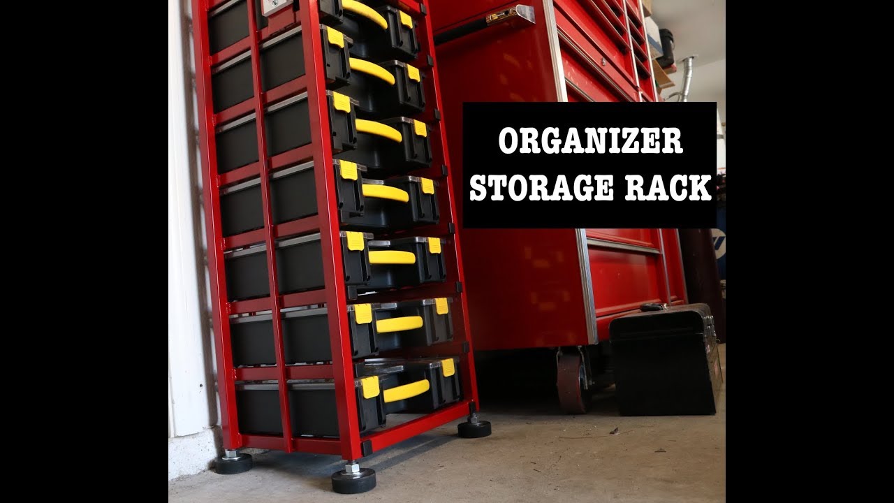 Parts Organizer Storage Rack - YouTube