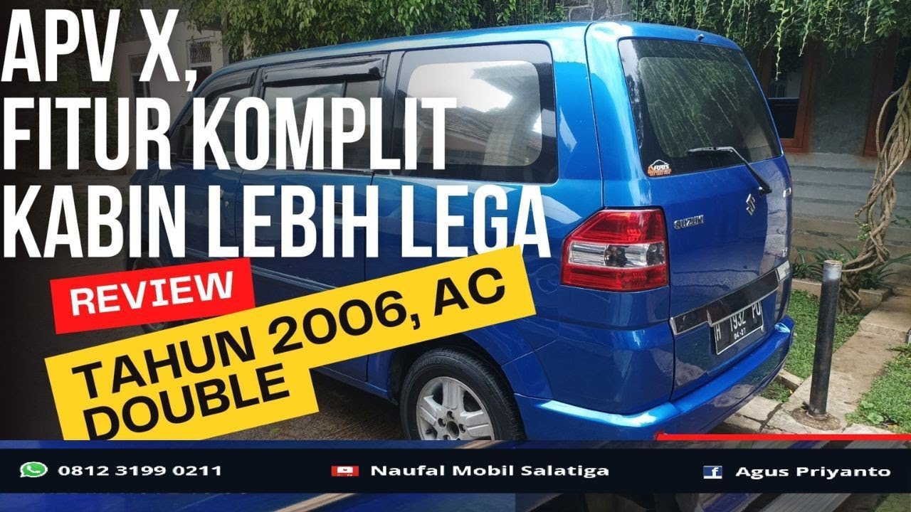 Suzuki APV X, Tahun 2006. Kondisi Bagus, Bisa Muat Banyak - YouTube