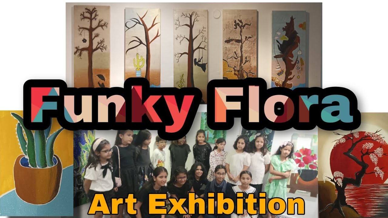 Art Exhibition as Funky Flora @onlyakart - YouTube