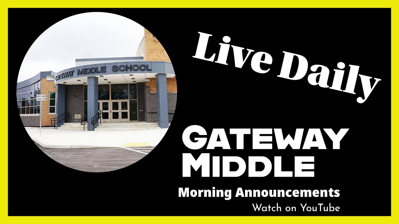 GMS Morning Announcements 9/3/2025 - YouTube