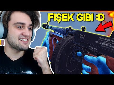 FİŞŞEQ GİBİ YENİ SİLAH TOMMY GUN A +5 BASMAYA ÇALIŞTIM OYNADIM! ZULA