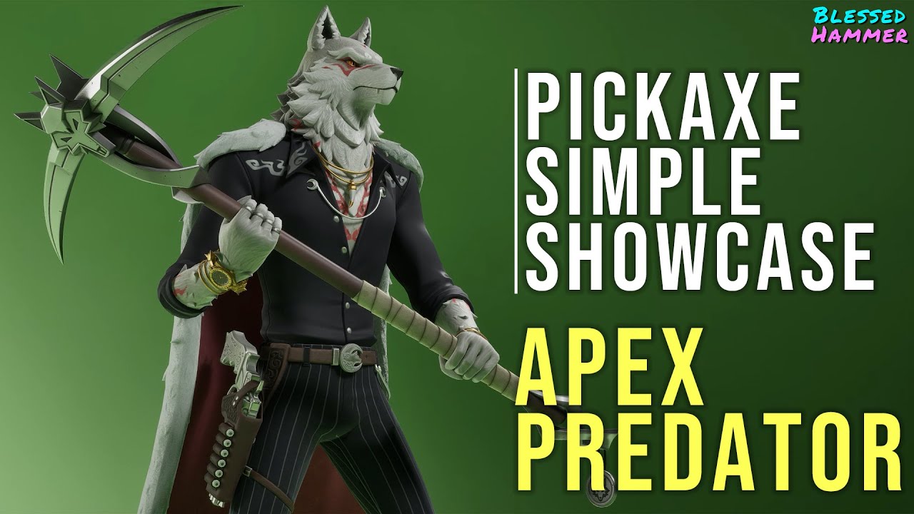 Pickaxe Simple Showcase | Apex predator 최상위 포식자 - YouTube