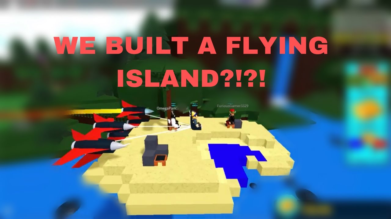 So we built a flying island... (Build A Boat For Treasure Roblox) - YouTube