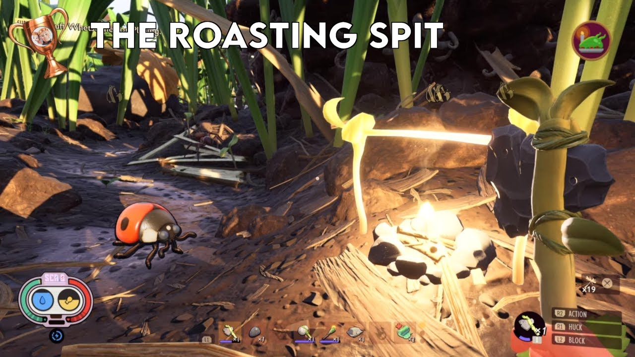 Grounded | Cooking on a Roasting Spit - YouTube