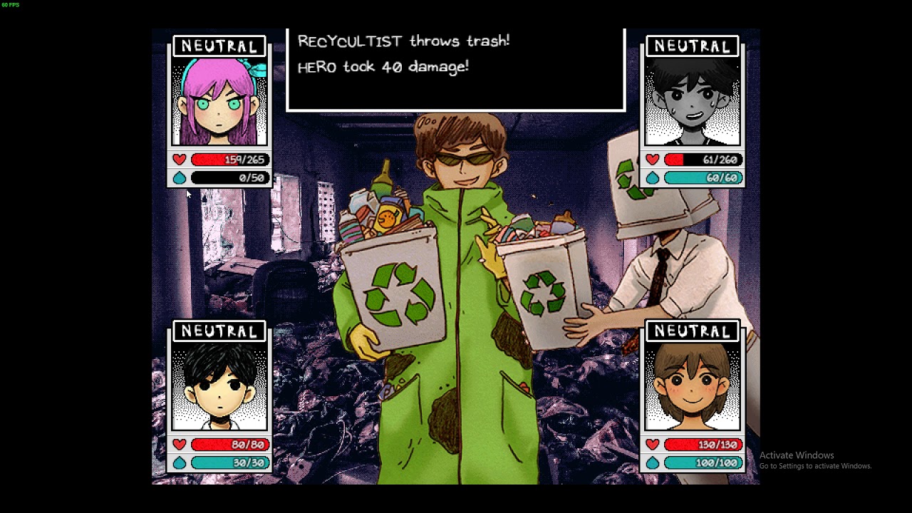 OMORI - Recyclepath Boss Fight - YouTube