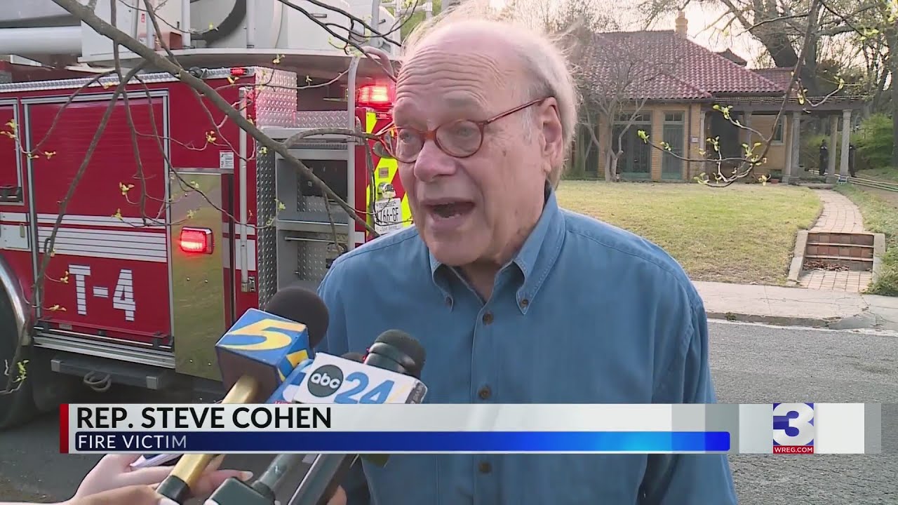 Fire at Rep. Steve Cohen's house - YouTube