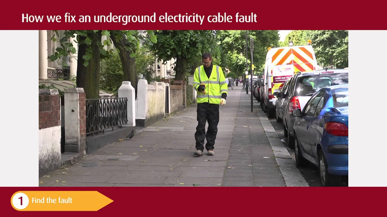 How we fix an underground electricity cable fault - YouTube