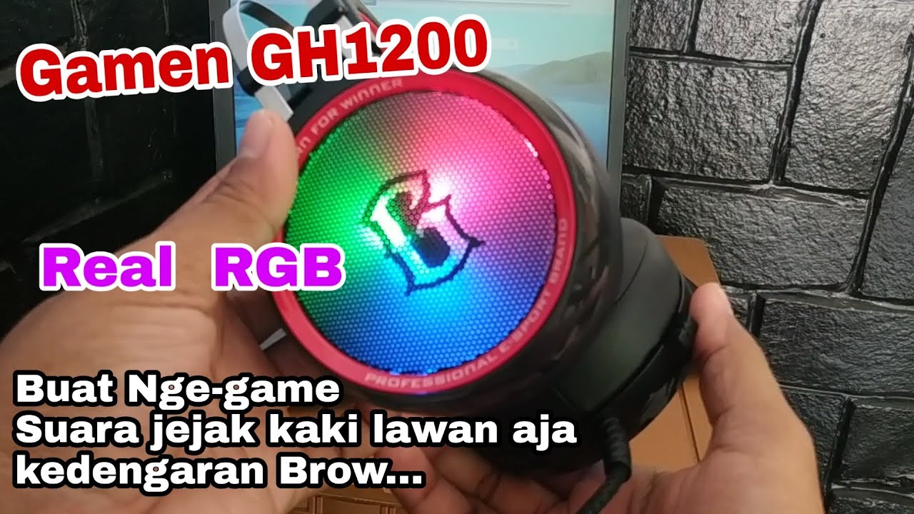 Review Headset Gamen GH1200 | nge-game semakin mantab - YouTube