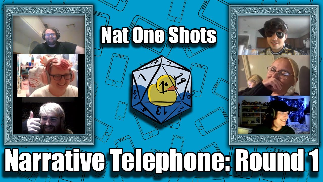 Nat One Play Narrative Telephone | Round 1 - YouTube