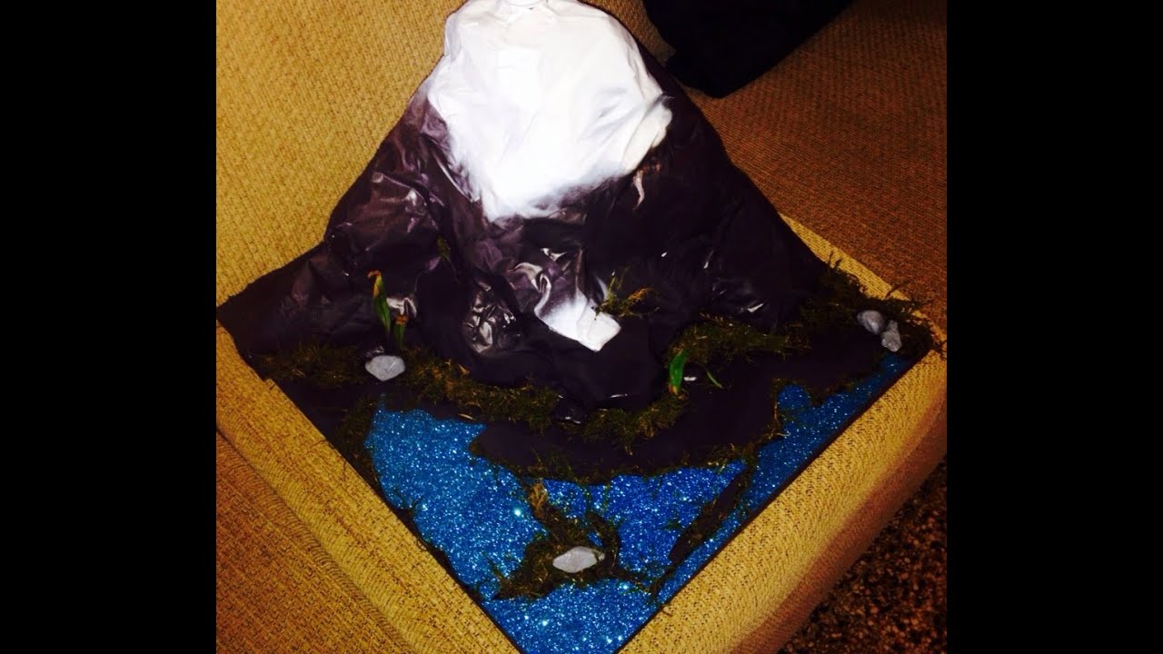 Cómo hacer un volcán casero para tu proyecto de ciencias - YouTube