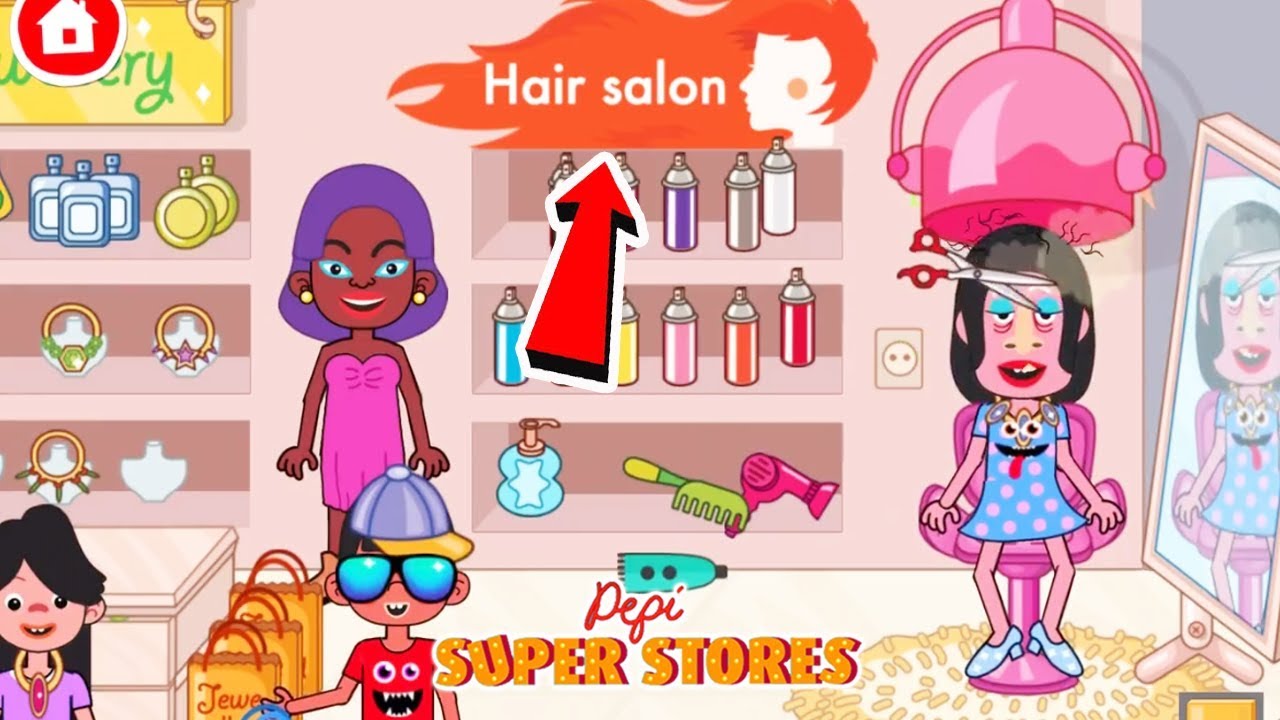 Pepi Super Stores By Pepi Play Pepi Hair Salon On Pepi Store Youtube