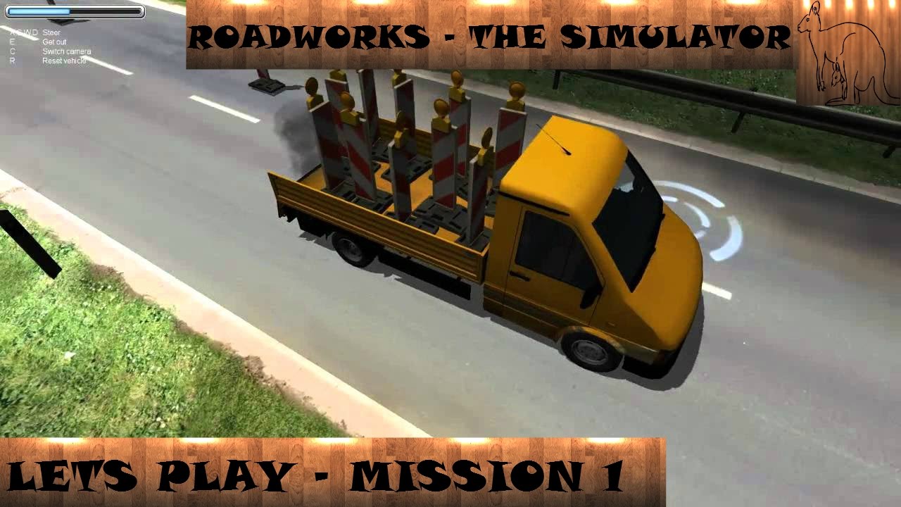 Roadworks The Simulator / Lets Play / Mission 1 - YouTube