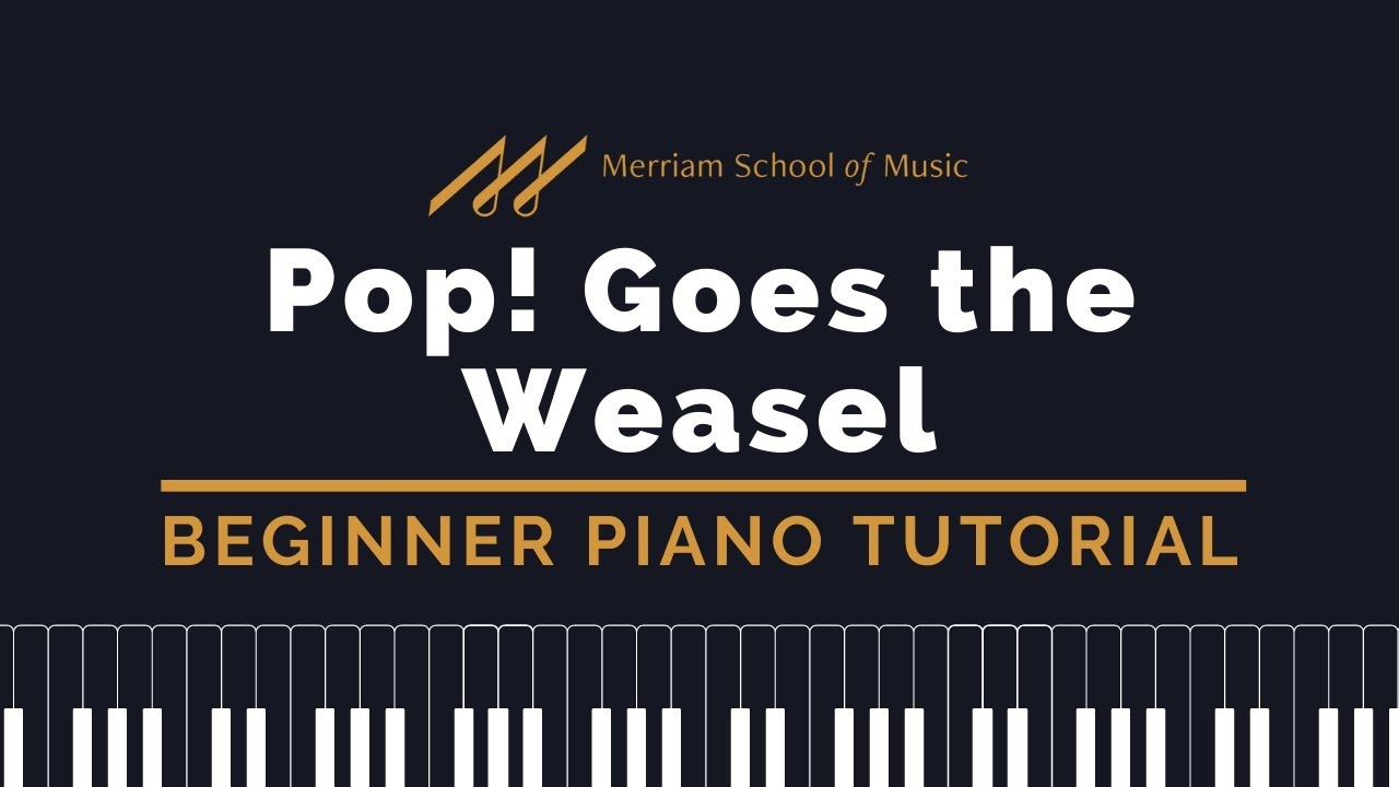 🎹How to Play Pop! Goes the Weasel on Piano - With Sheet Music🎹 - YouTube