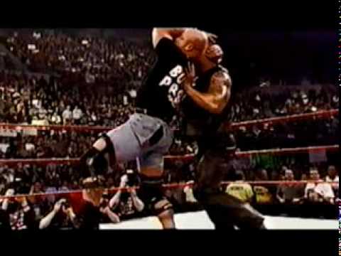The Rock vs Austin WM 19 RAW promo - YouTube