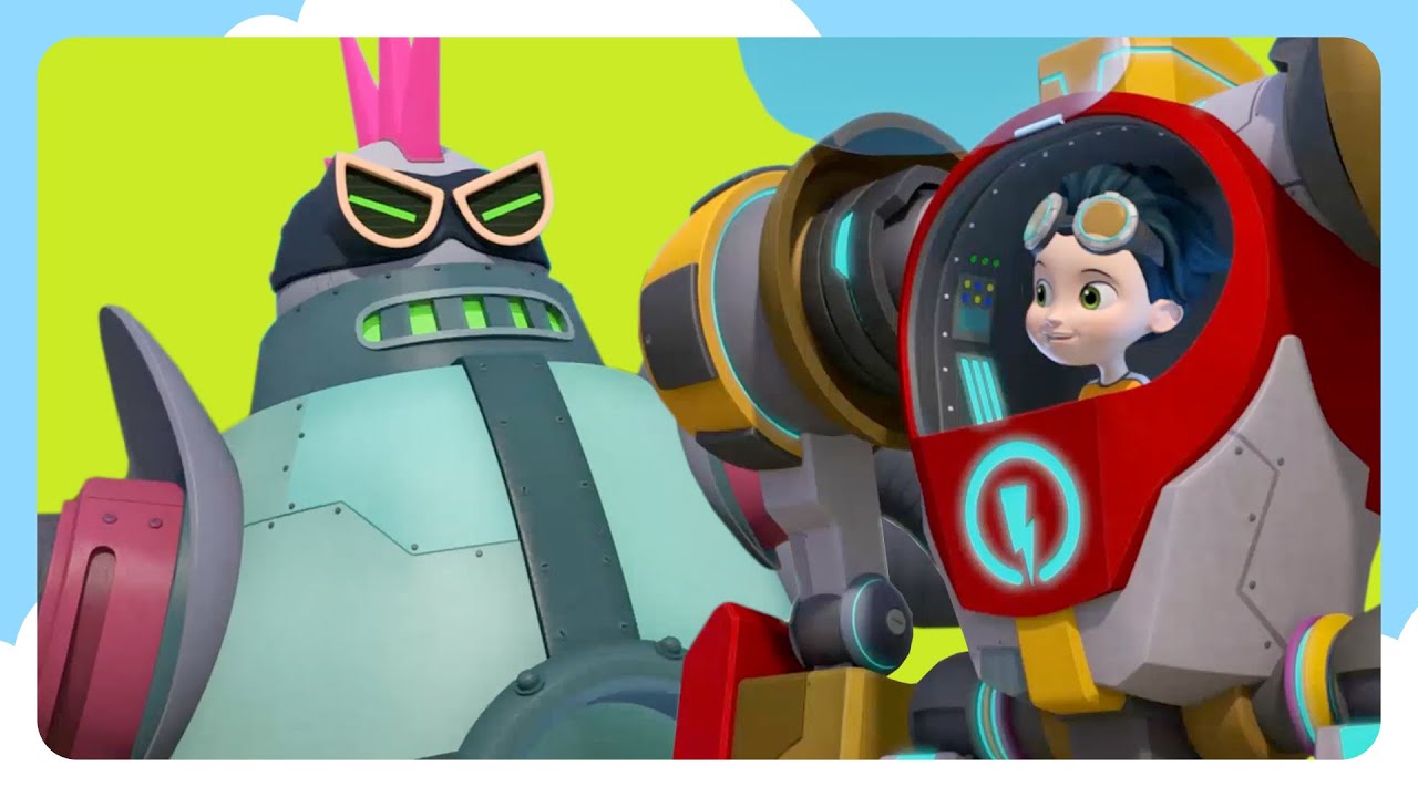 Rusty vs Super Villain Bot and MORE | Rusty Rivets | Cartoons for Kids ...