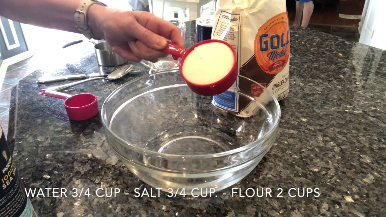 Making Salt Clay - YouTube