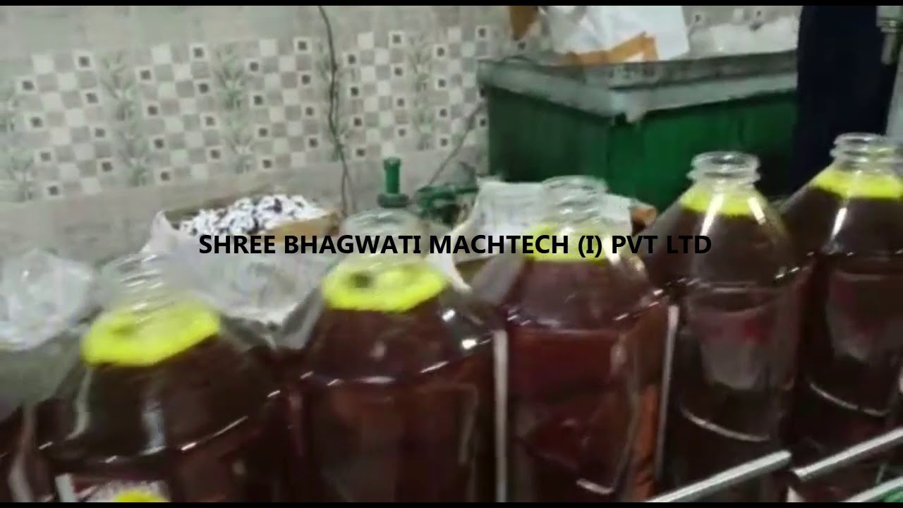 2 Liter Oil Bottle Automatic Six Head Flowmatic Mustard Oil Filling ...