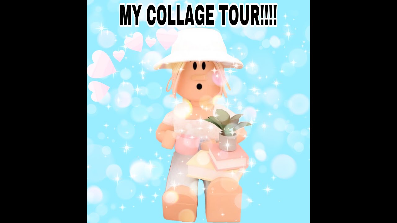MY COLLAGE TOUR!!!!!roblox bloxburg - YouTube