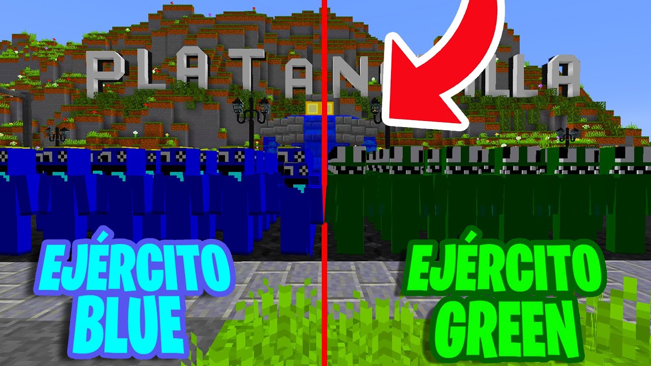 RETO DEL EJERCITO DE BLUE VS EJERCITO DE GREEN DE RAINBOW FRIENDS EN ...