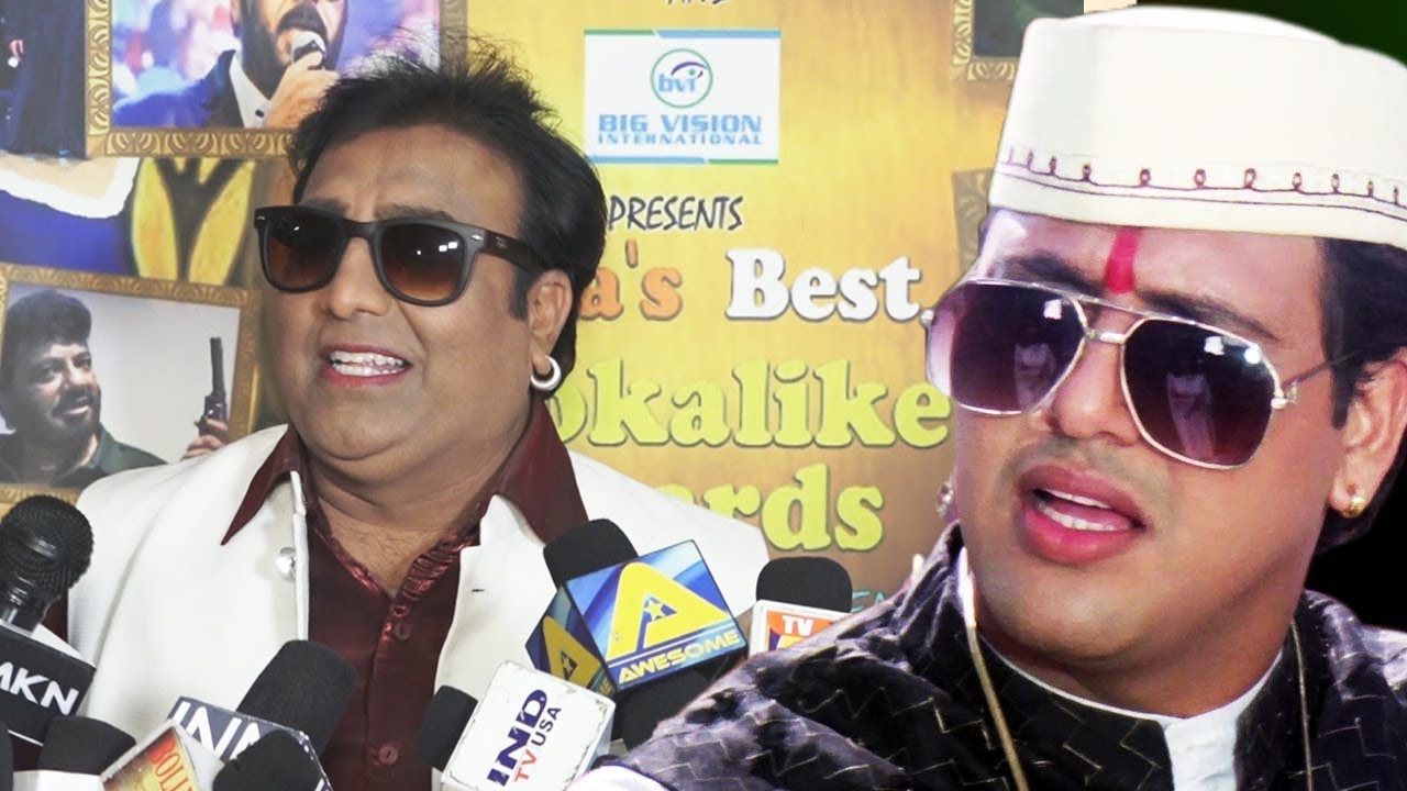 Govinda's Duplicate At India Best Look-Alike Awards 2019 - YouTube