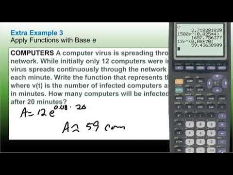 Lesson 7-3 Special Exponential Functions - YouTube