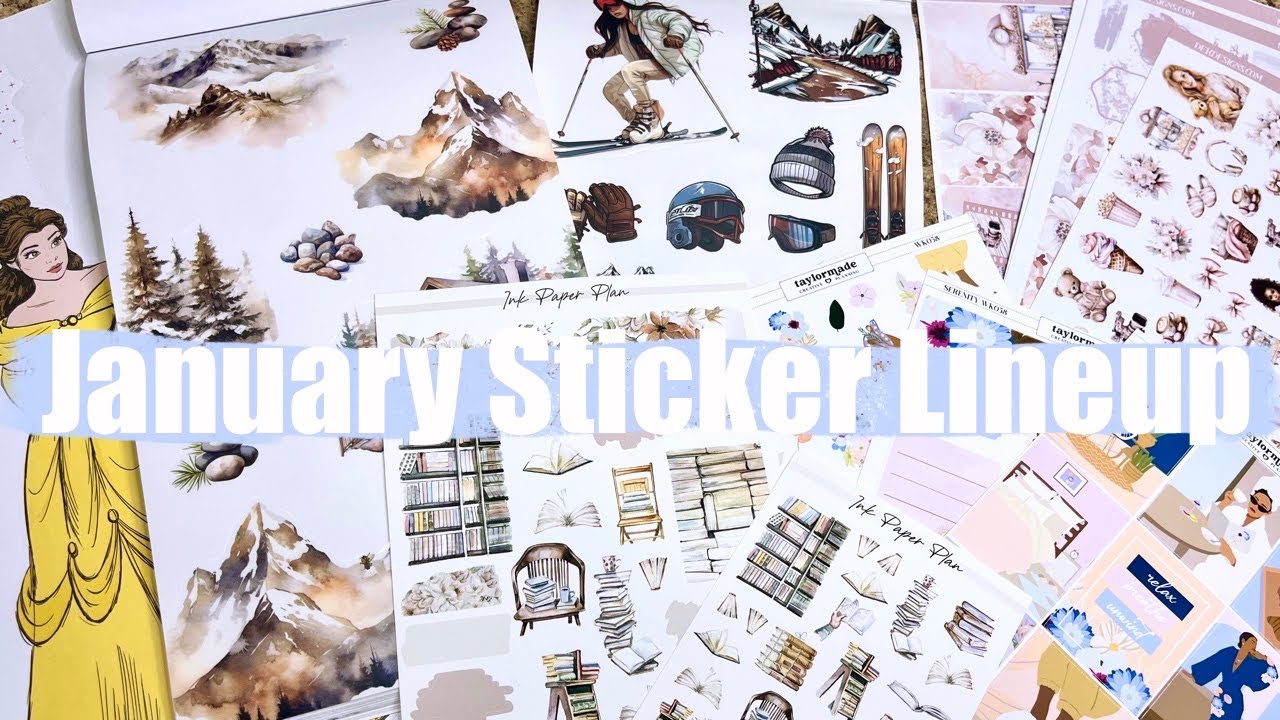 January Sticker Lineup - YouTube