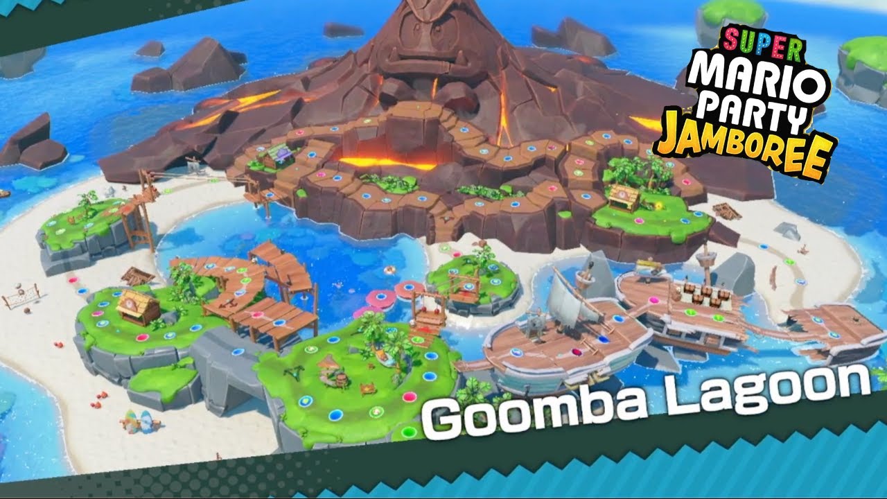 Super Mario Party Jamboree - Goomba Lagoon - YouTube