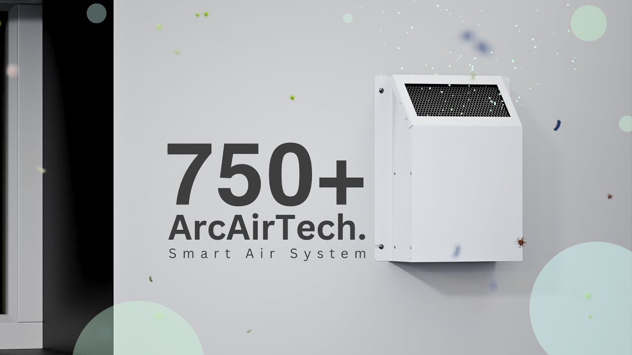 ArcAirTech 750+ Air Purifier | 3D Product Animation | Blender 4.2 - YouTube