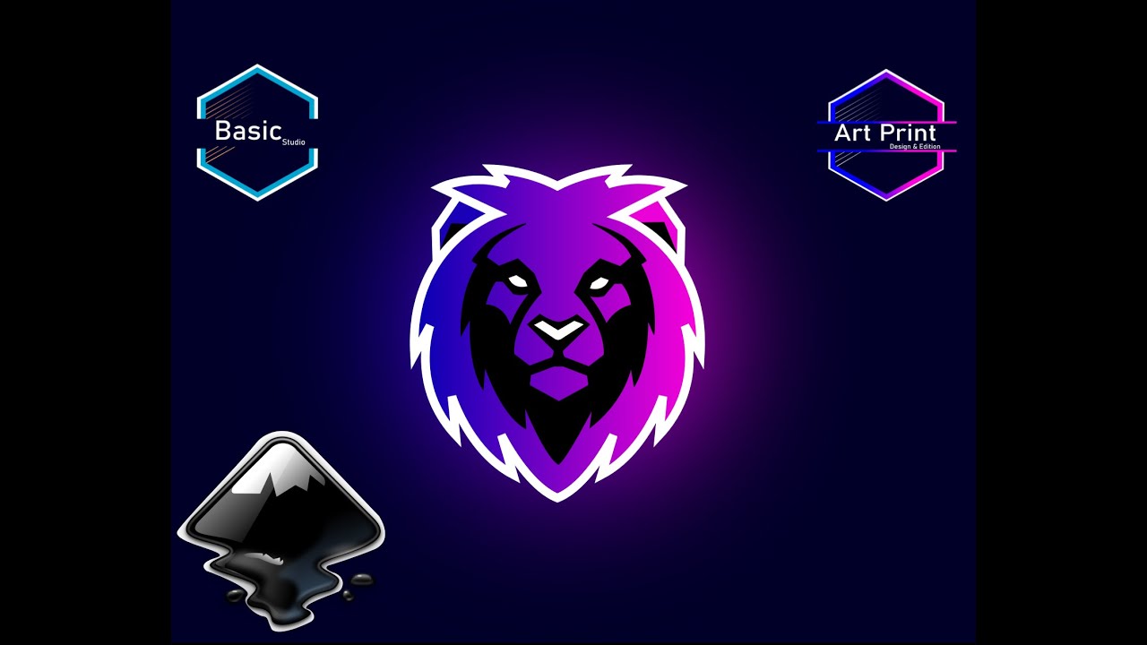 🌎 Inkscape Drawing Lion🦁 | Timelapse 🎨💯 | Dibujar Leon en Inkscape 😮😍 ...