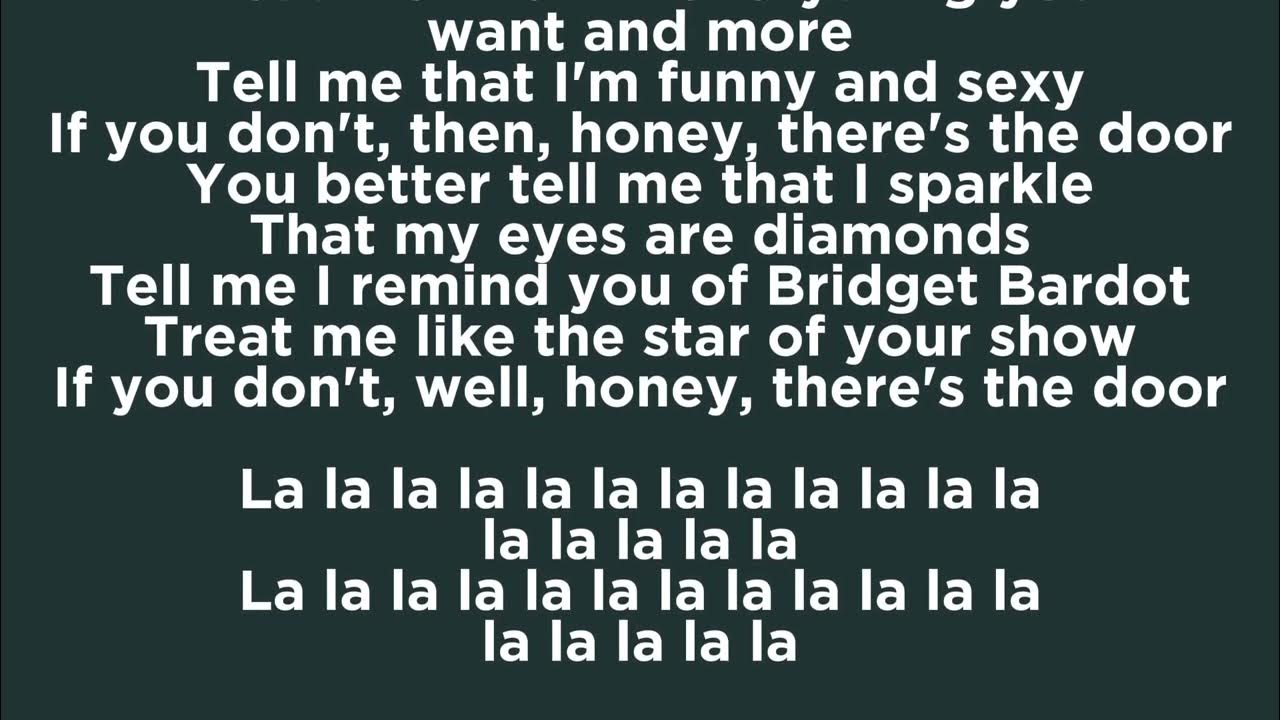 Haley Reinhart — Honey, There's The Door Lyrics | you better tell me that you love me lyrics ...