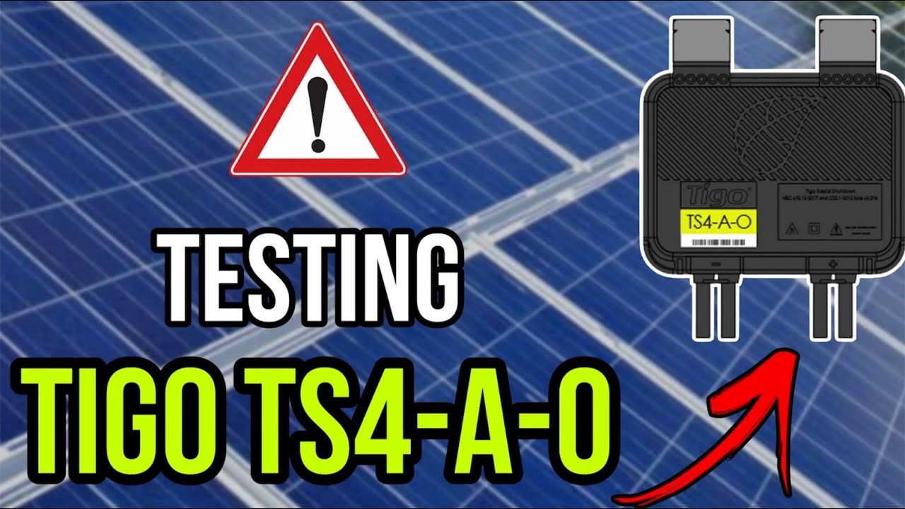 Tigo TS4-A-O Testing Optimization & Overview #tigo - YouTube