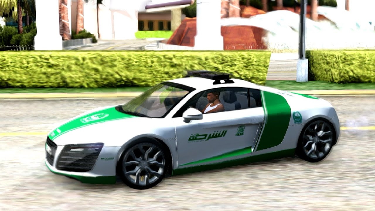 2014 Audi R8 V8 FSI Dubai Police | #75 New Cars / Vehicles 2 to GTA San ...