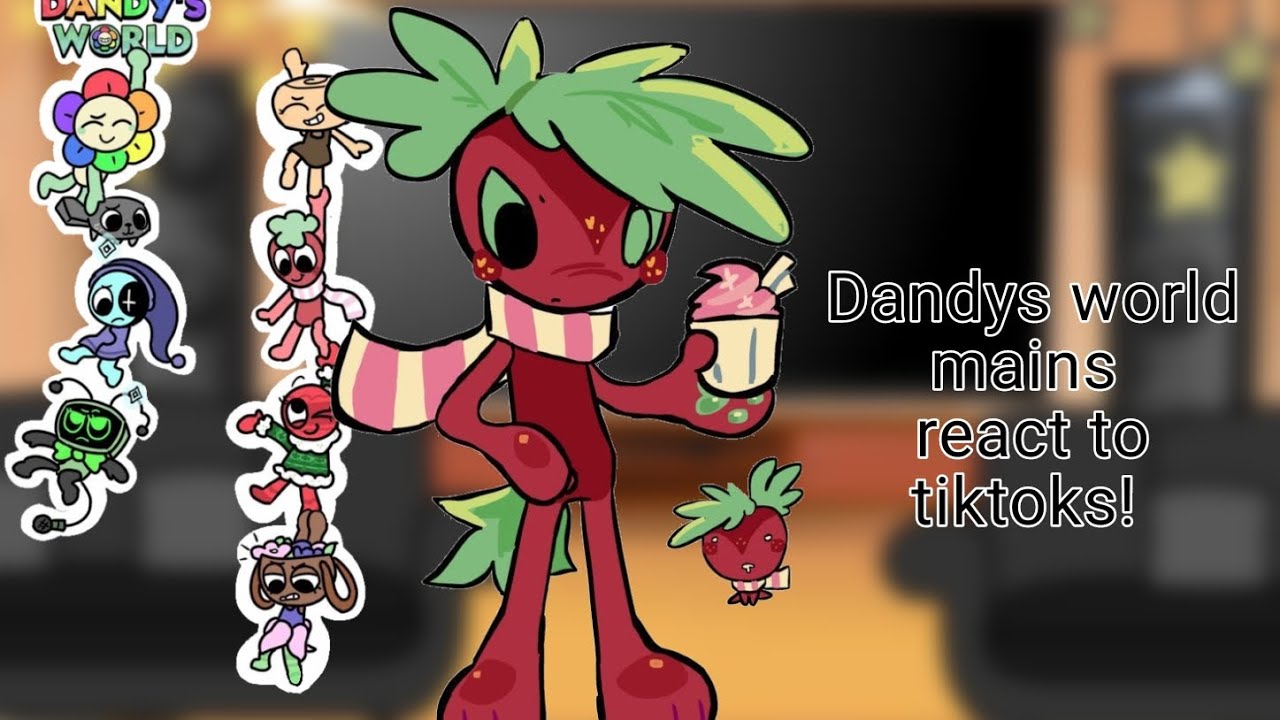 Dandys world mains react to tiktoks! || no ships - YouTube