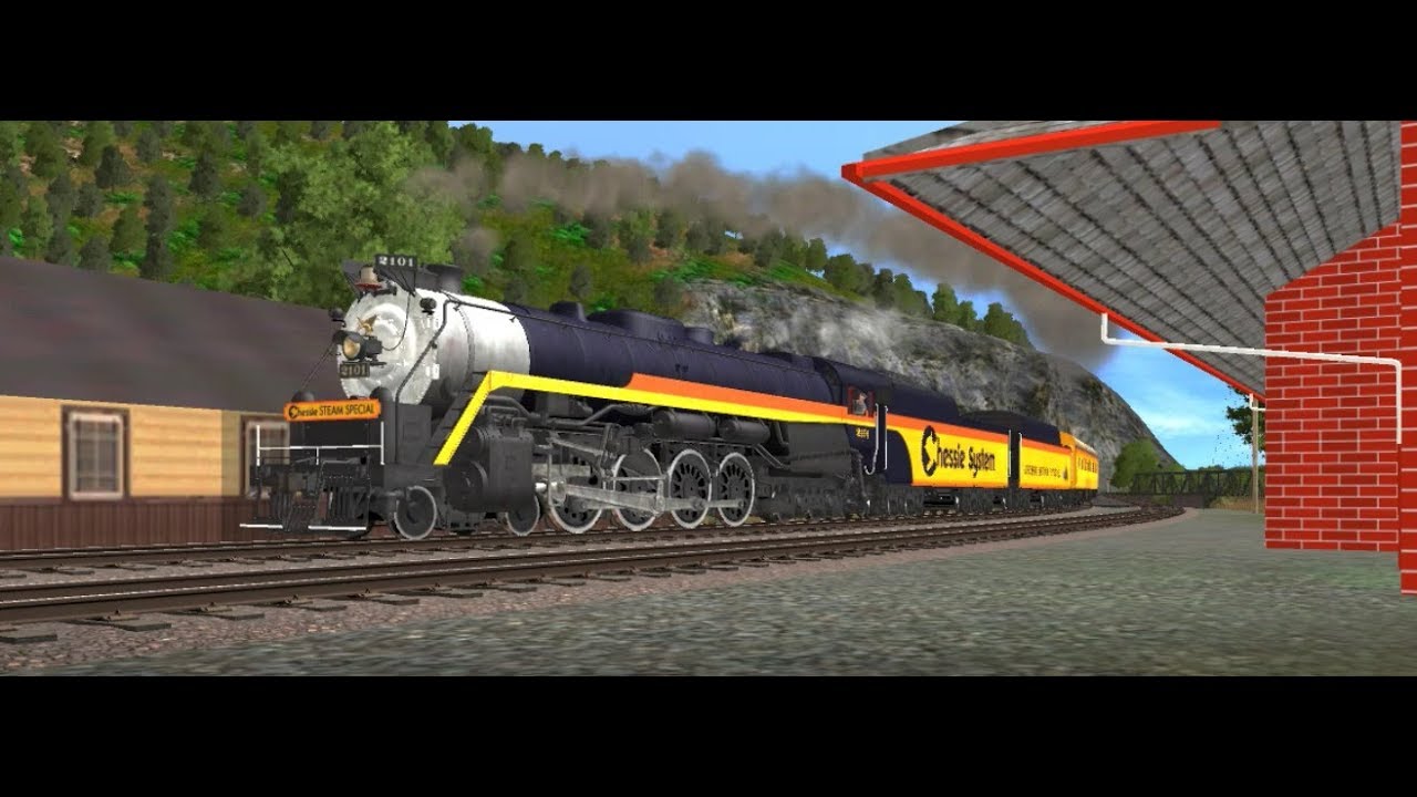 Chasing The Chessie Steam Special in May 1977 in Trainz - YouTube